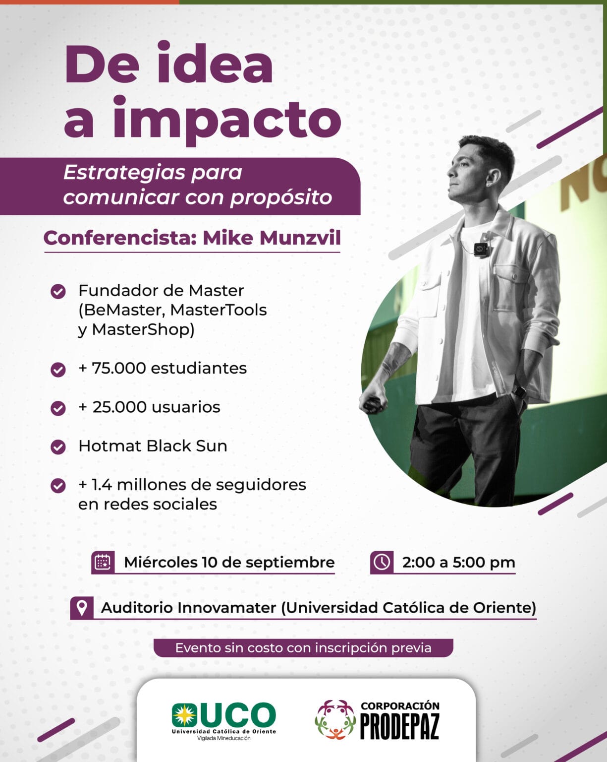 Conferencia: De idea a impacto – Estrategias para Comunicar con ...